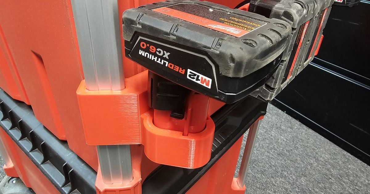 Packout Side Rail With M12 by Watchful Eye | Download free STL model ...