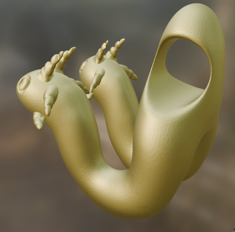 Chibi Hydra Pendant by Barbilou | Download free STL model | Printables.com