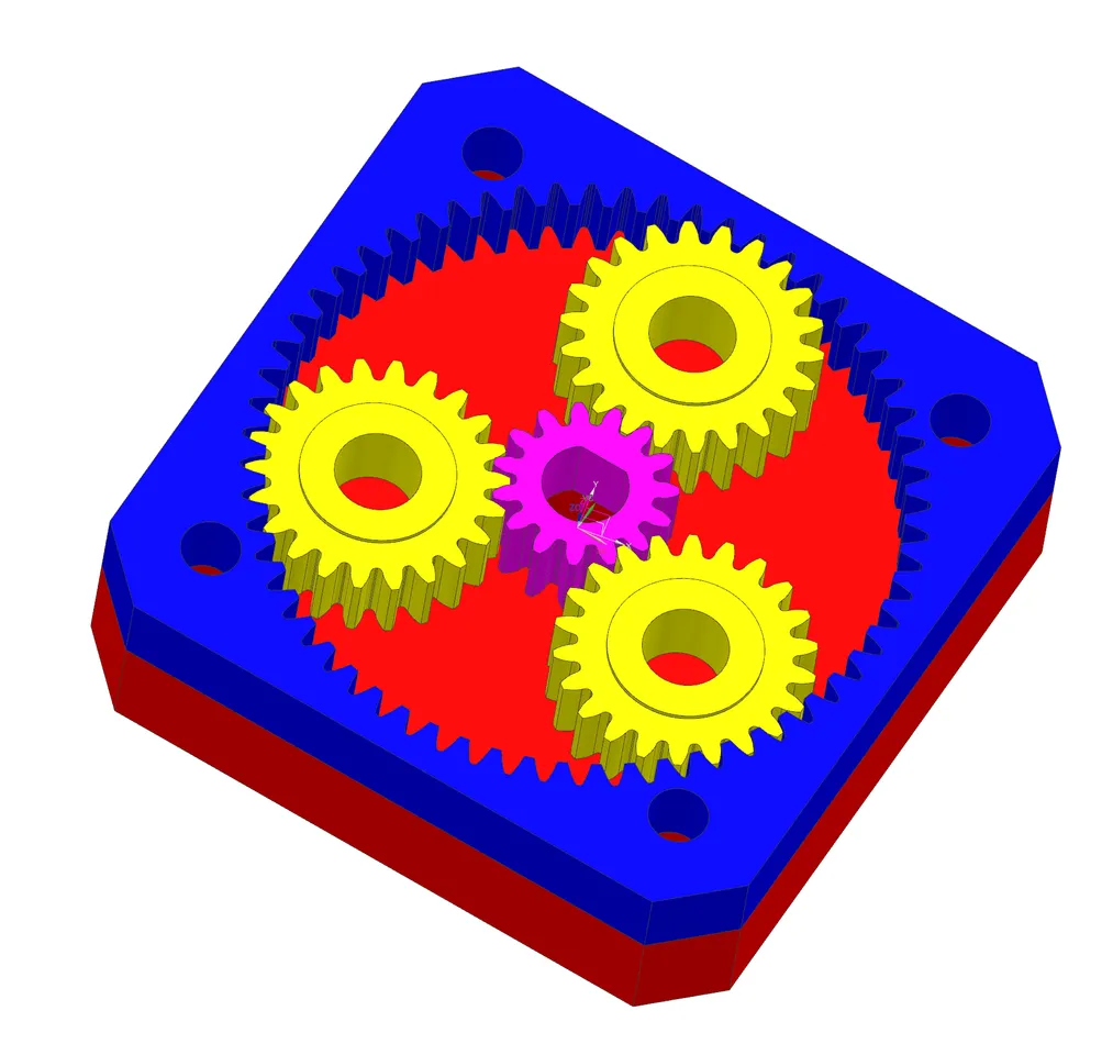 5:1 Planetary Gear Reducer for Nema 17 Stepper Motors by jamdog2477 ...