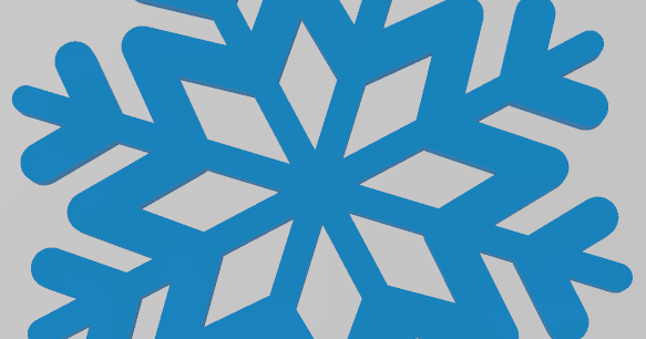 EASY TO PRINT, SNOWFLAKE, CHRISTMAS ORNAMENT 13, ORNAMENTS by Cornerstone 3D | Download free STL ...