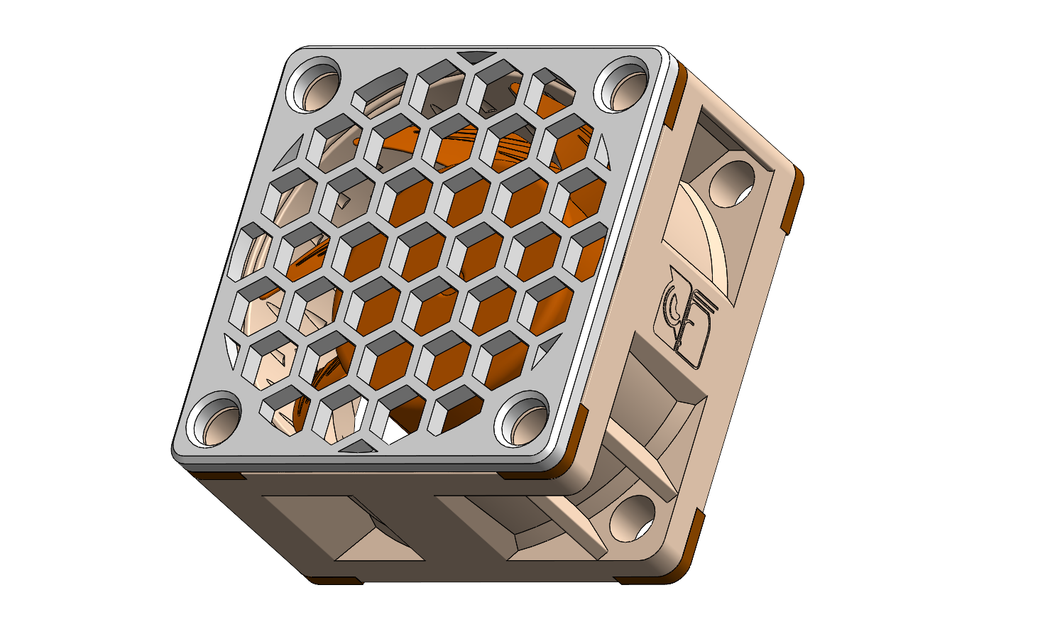 40mm Fan Guard - Hex by Klanor | Download free STL model | Printables.com