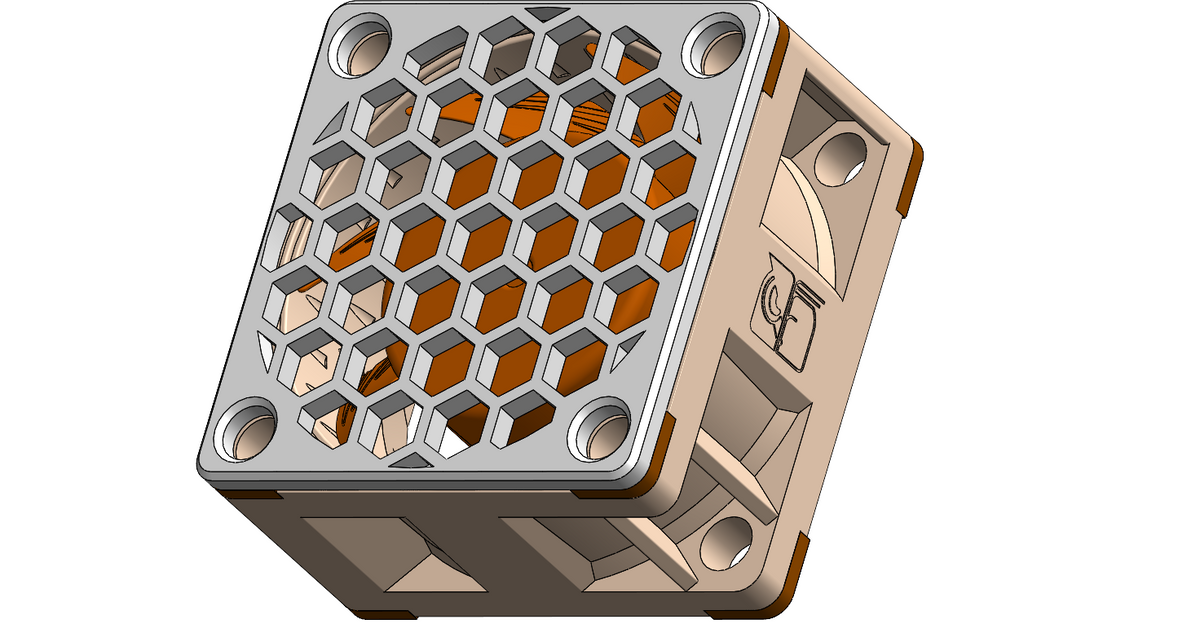 40mm Fan Guard - Hex by Klanor | Download free STL model | Printables.com