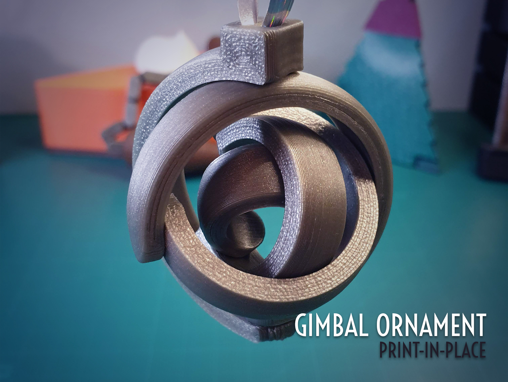 Gimbal Christmas Ornament by Jaatinen | Download free STL model ...