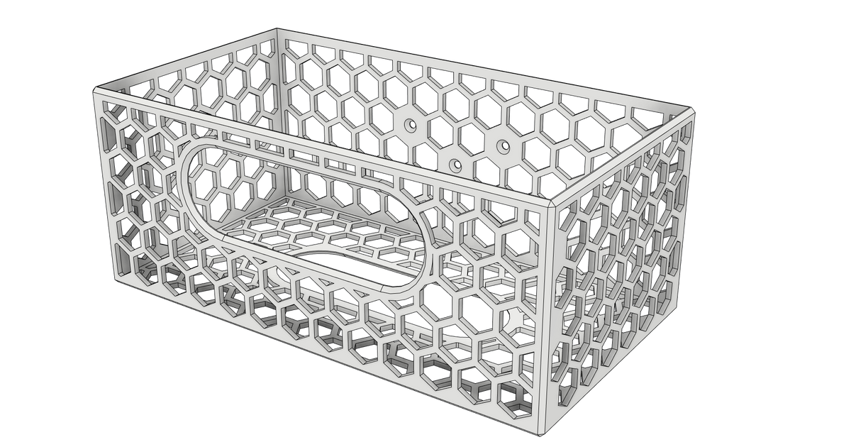 Kleenex Wall Mount by DessR | Download free STL model | Printables.com