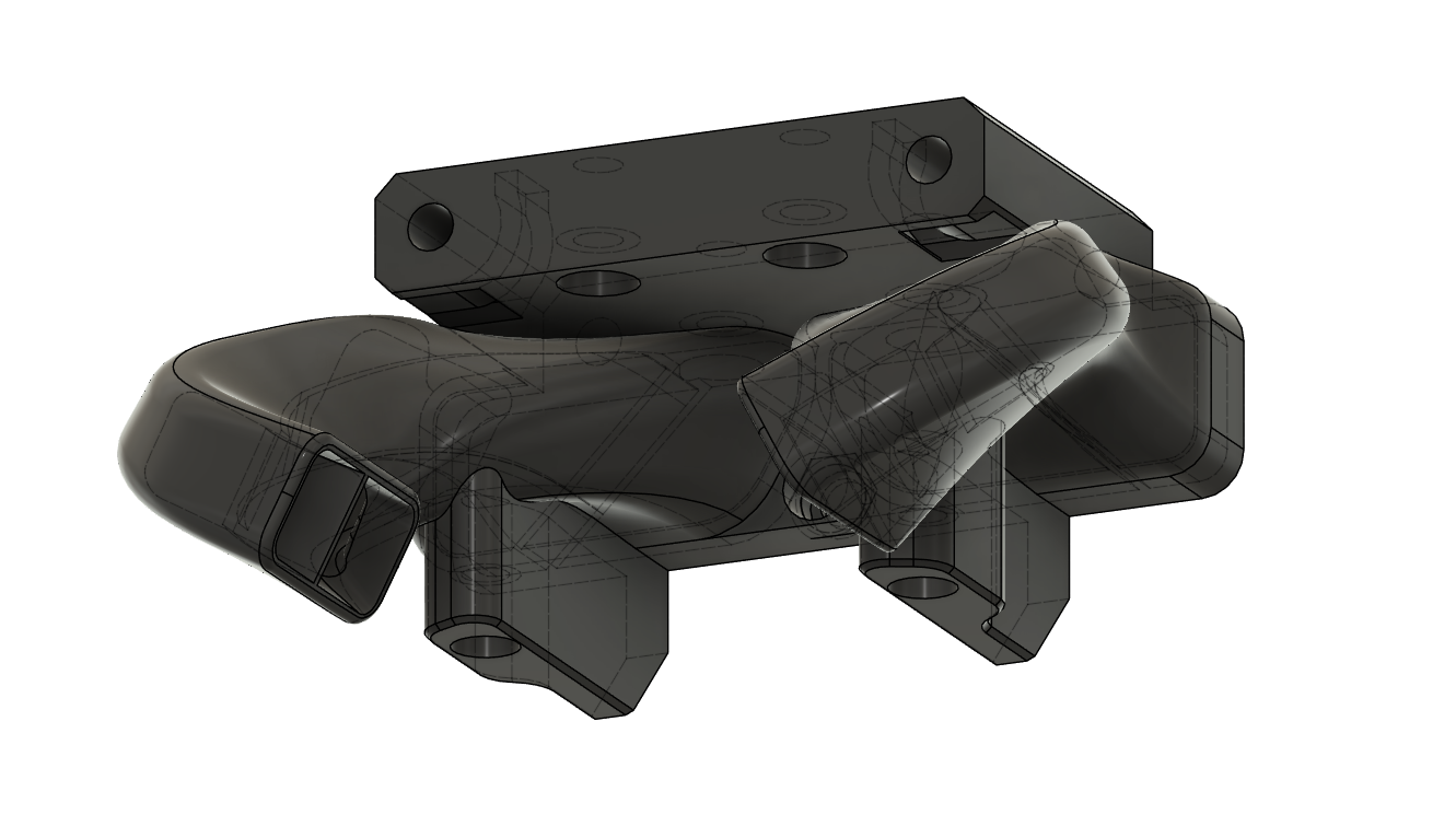 EVA2 Volcano + Beacon + Extrusionless X Gantry Mod Fan Duct von ...