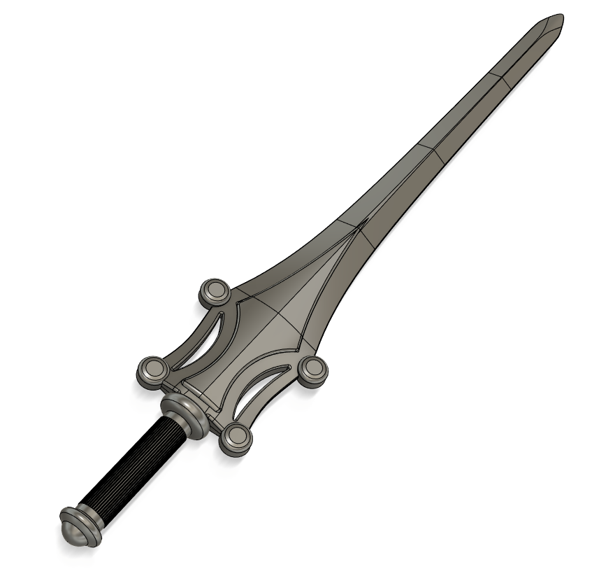 HE-MAN Power Sword MOTU by 3dworkbench | Download free STL model ...