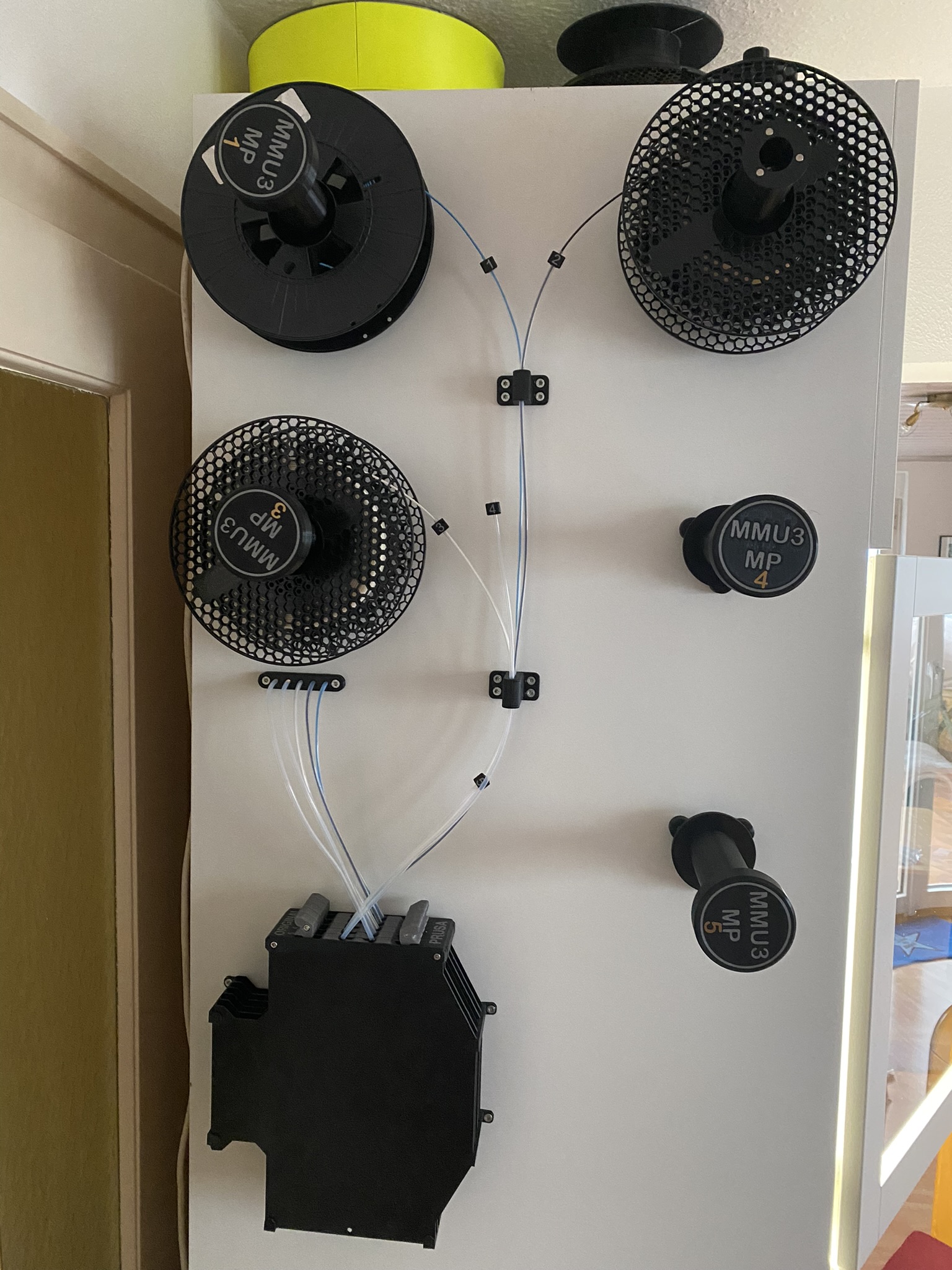 MMU3 spool holder wall mount, Ikea cabinet mount by MadScarecrow ...