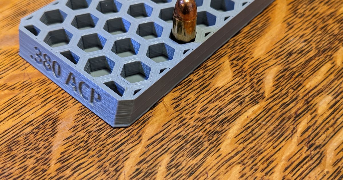 Loading Block for .380 ACP by Michael Millard | Download free STL model | Printables.com