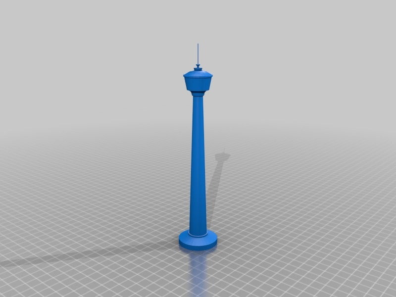 Calgary Tower Model - Optimized for 3D Printing by isotope | Download ...