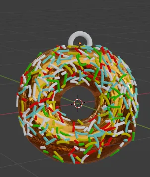 Donut necklace by The 3D bros | Download free STL model | Printables.com