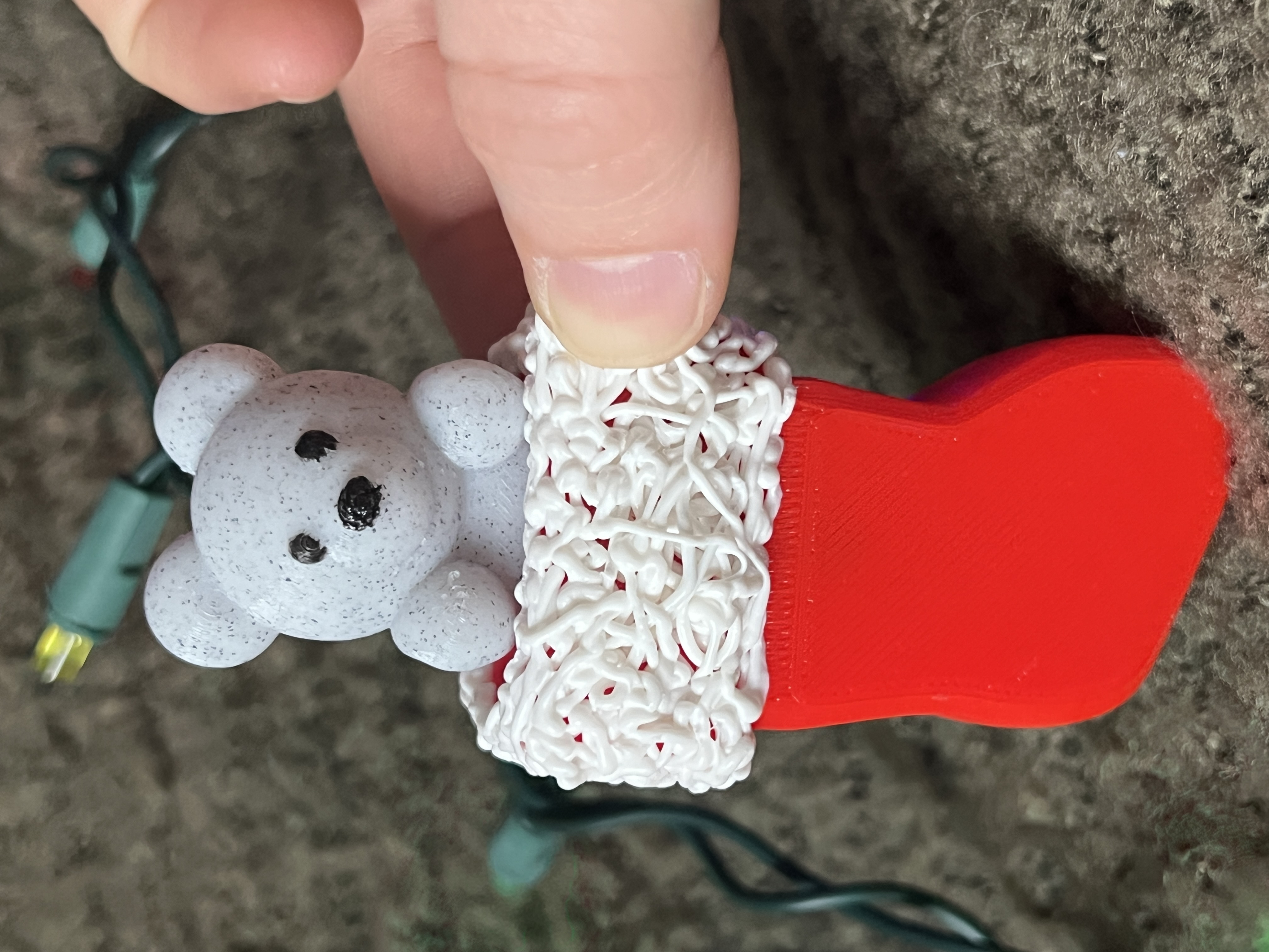 Holiday Fidget Stocking Bear by Lagan Designs | Download free STL model ...