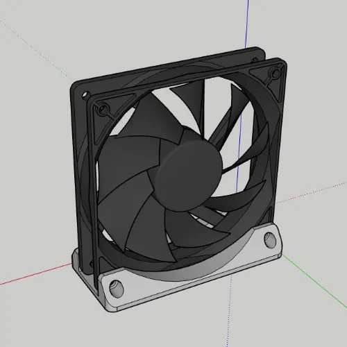 120mm Fan Stand by epicalxyz | Download free STL model | Printables.com