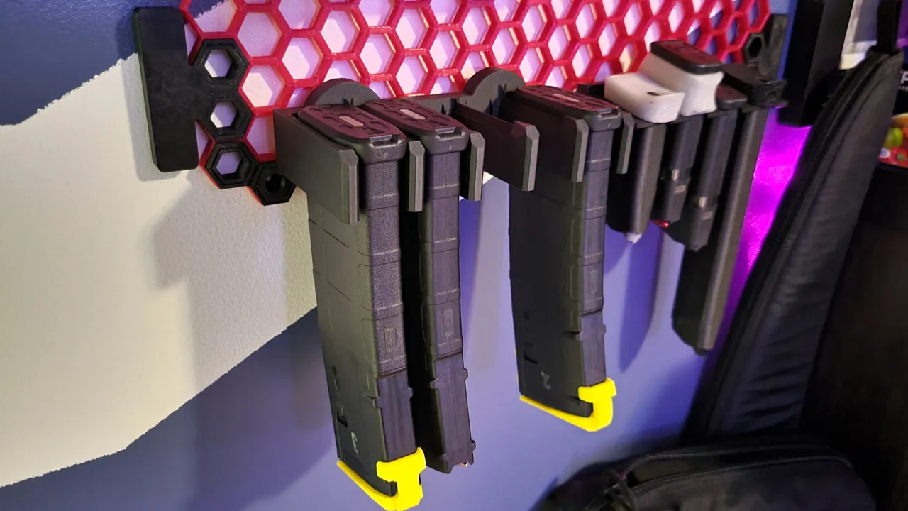HSW - AR-15 Magazine Rack by LiquidPizza | Download free STL model ...