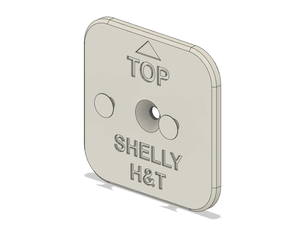 Shelly Plus H&T - Wall Mount - Centered by Otmar | Download free STL ...