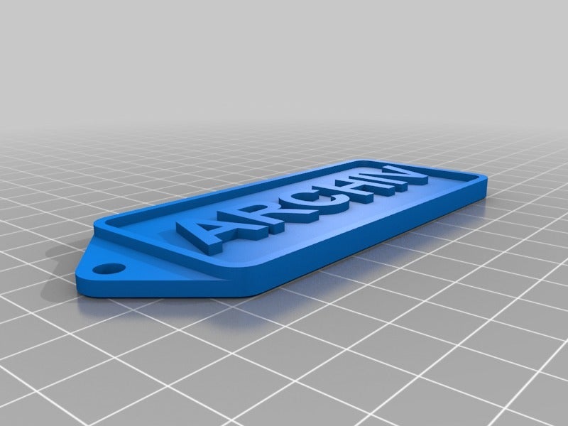 key fob Archiv by Findusdwarf | Download free STL model | Printables.com
