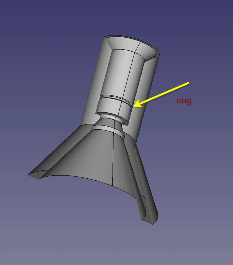 Filament insert funnel for PTFE by Ro3Deee | Download free STL model ...