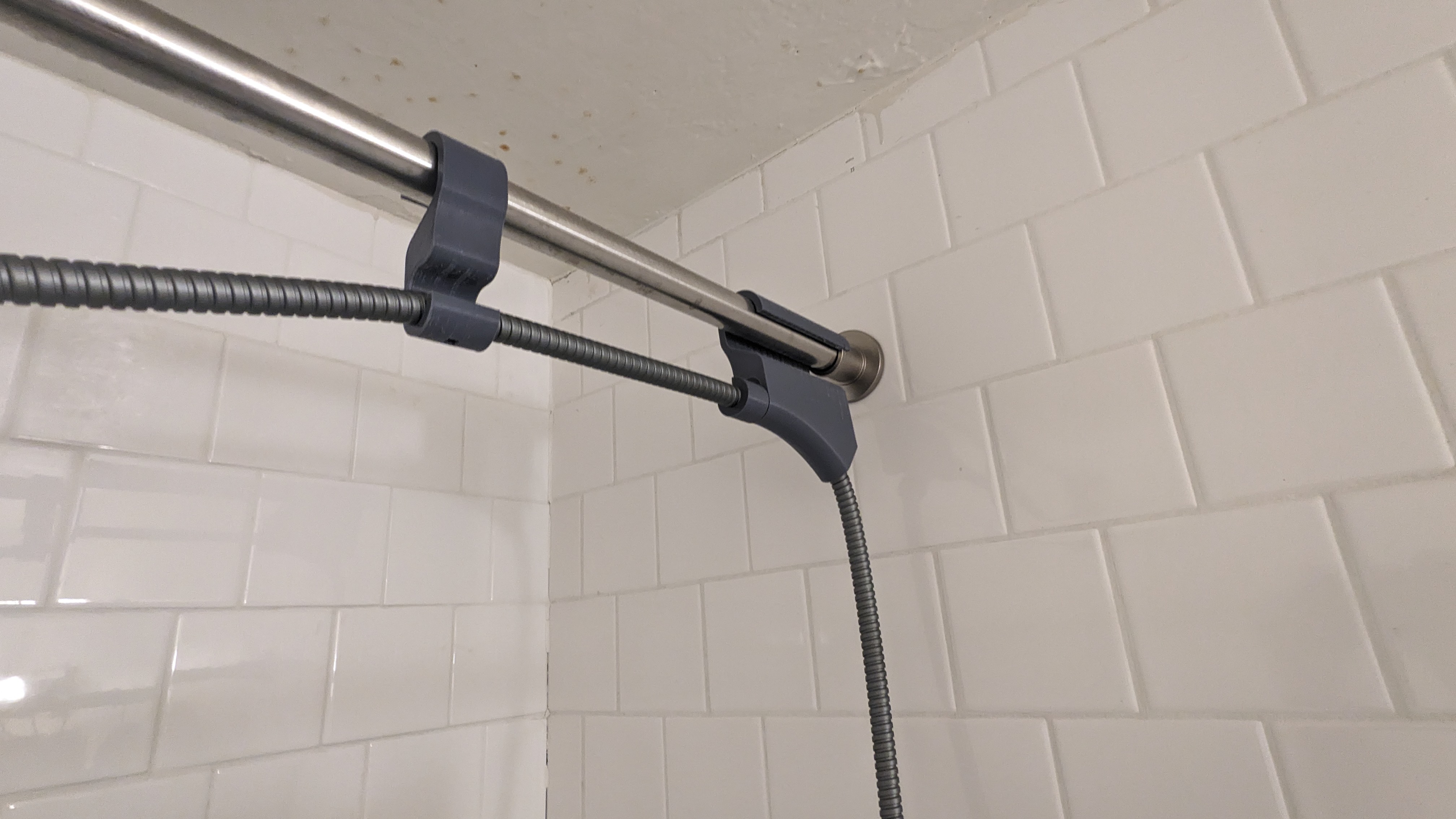 Handheld Shower Head Curtain Rod Hook by Eric Anastas | Download free ...