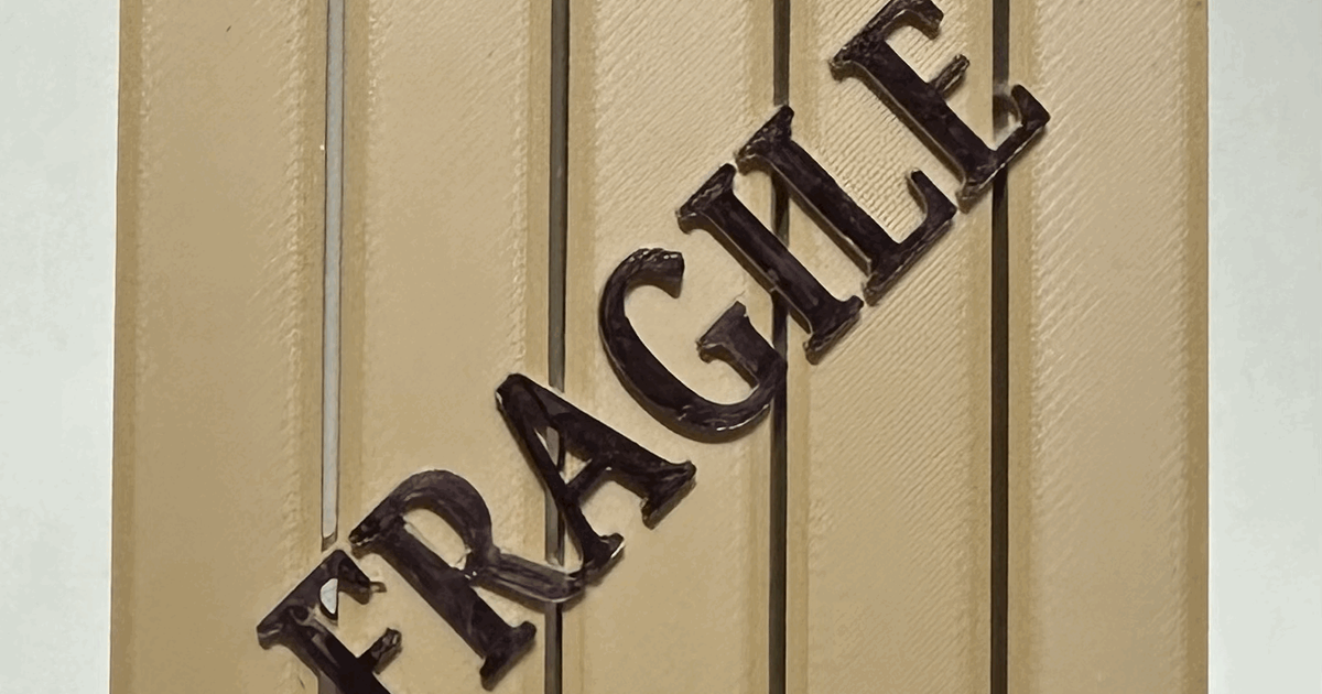 Leg lamp crate lid by Tim | Download free STL model | Printables.com