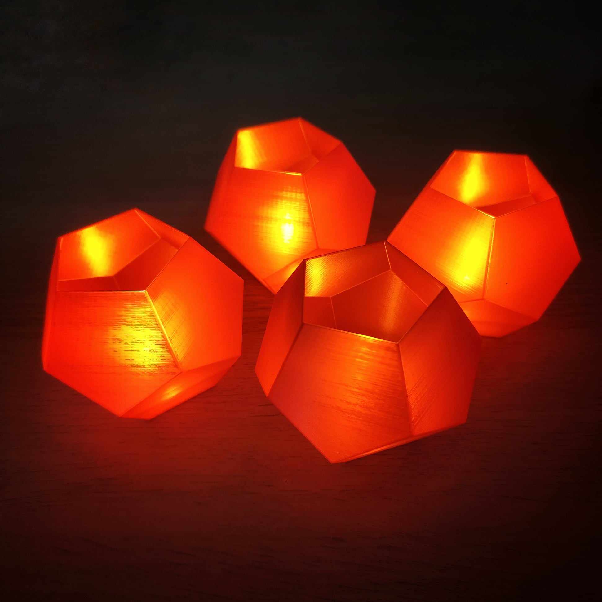 Dodecahedron - Led Tea Light Vase by ncsandor | Download free STL model ...