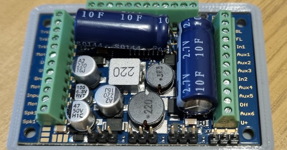 ESU Loksound 5XL Case by aldmodels | Download free STL model ...