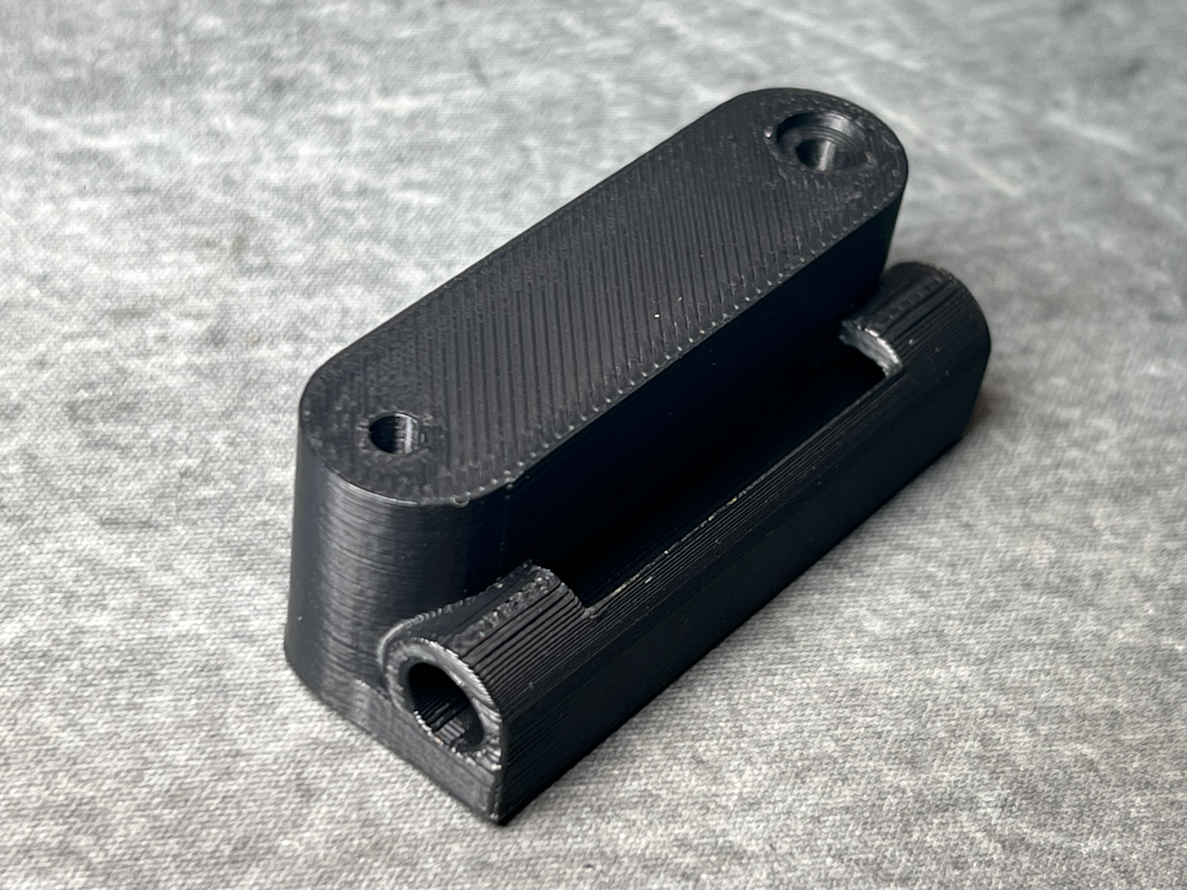 Bambu Lab P1S spacer for rear spool with PTFE routing hole by Faasteer ...