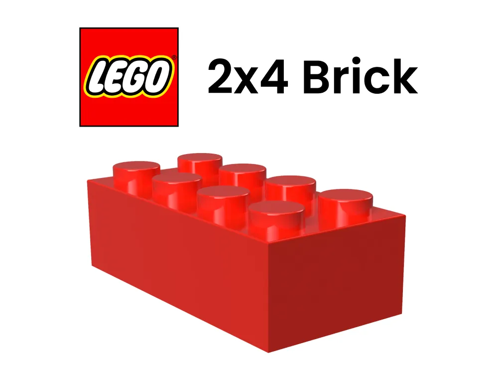 Lego 2x4 Brick by Jonatan Lepík | Download free STL model | Printables.com
