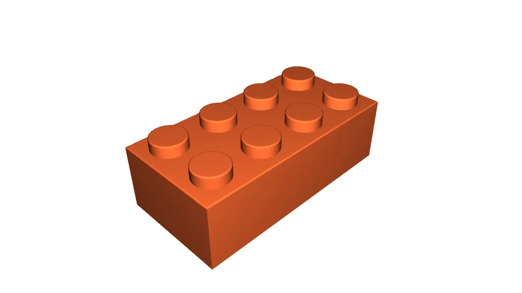 Lego 2x4 Brick by Jonatan Lepík | Download free STL model | Printables.com