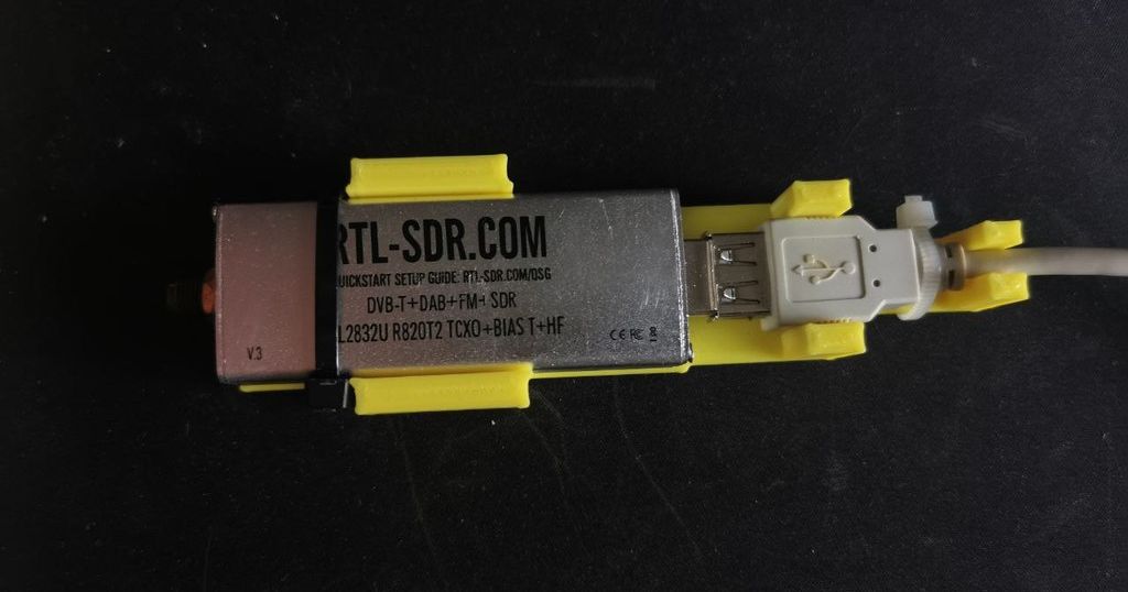 RTLSDR holder for usb extender by javi cc | Download free STL model ...