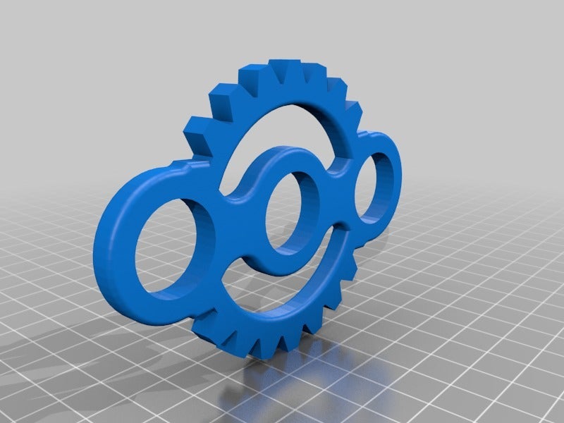 Gear Design, Fidget Spinner (3 barrings) by Hobbesdcc | Download free ...