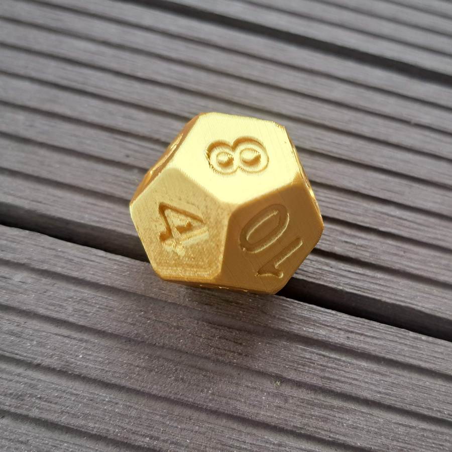 D12 dice - 30 mm size (dodecahedron) by MyTechFun | Download free STL ...