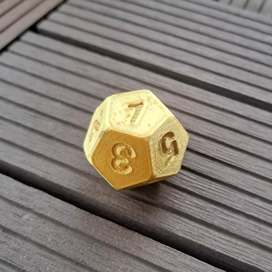 D12 dice - 30 mm size (dodecahedron) by MyTechFun | Download free STL ...