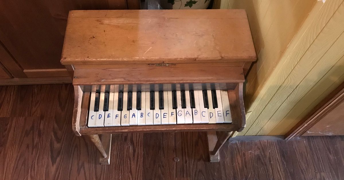 Replacement Toy Piano Keys for Mello Ely Tone (Black keys coming soon ...