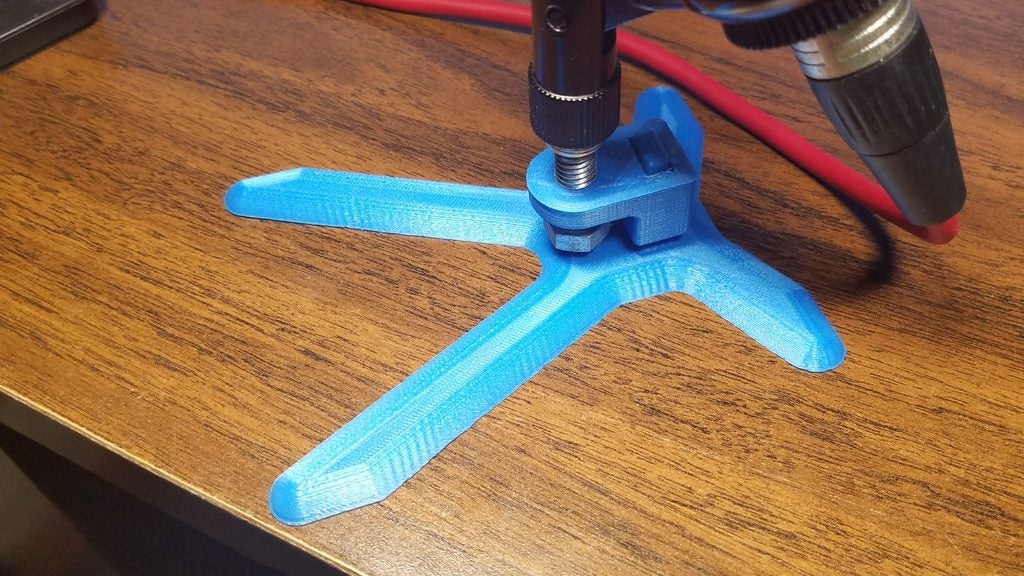 Desktop Microphone Stand by Hobbesdcc | Download free STL model ...