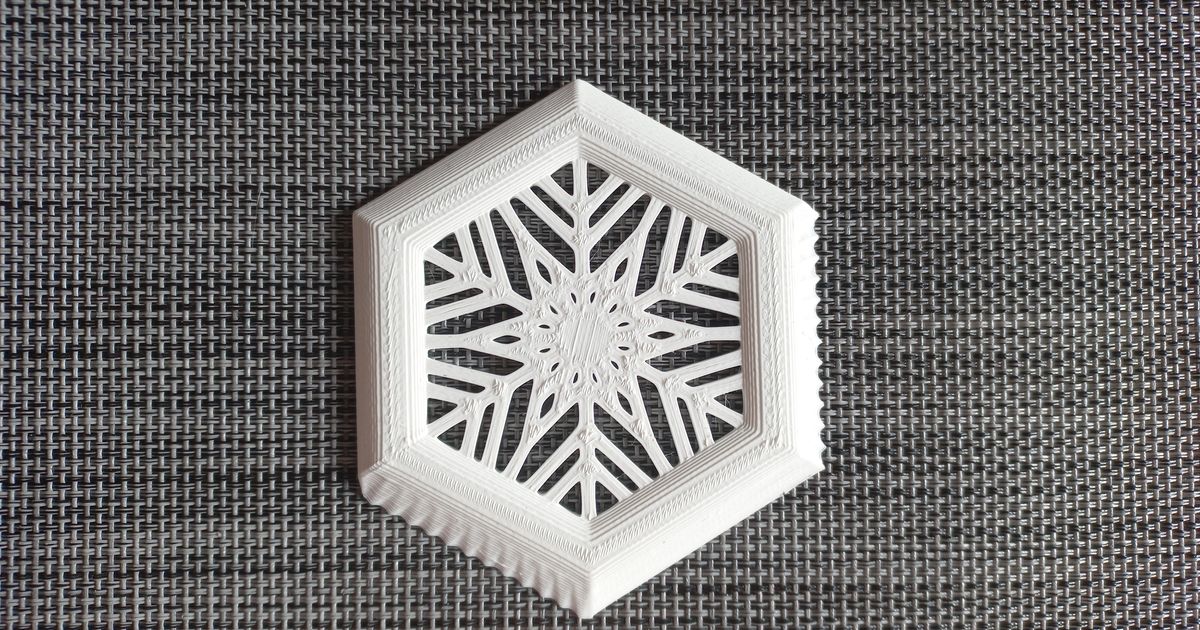 Snowflake shaped scraper by nemethb_3d | Download free STL model ...