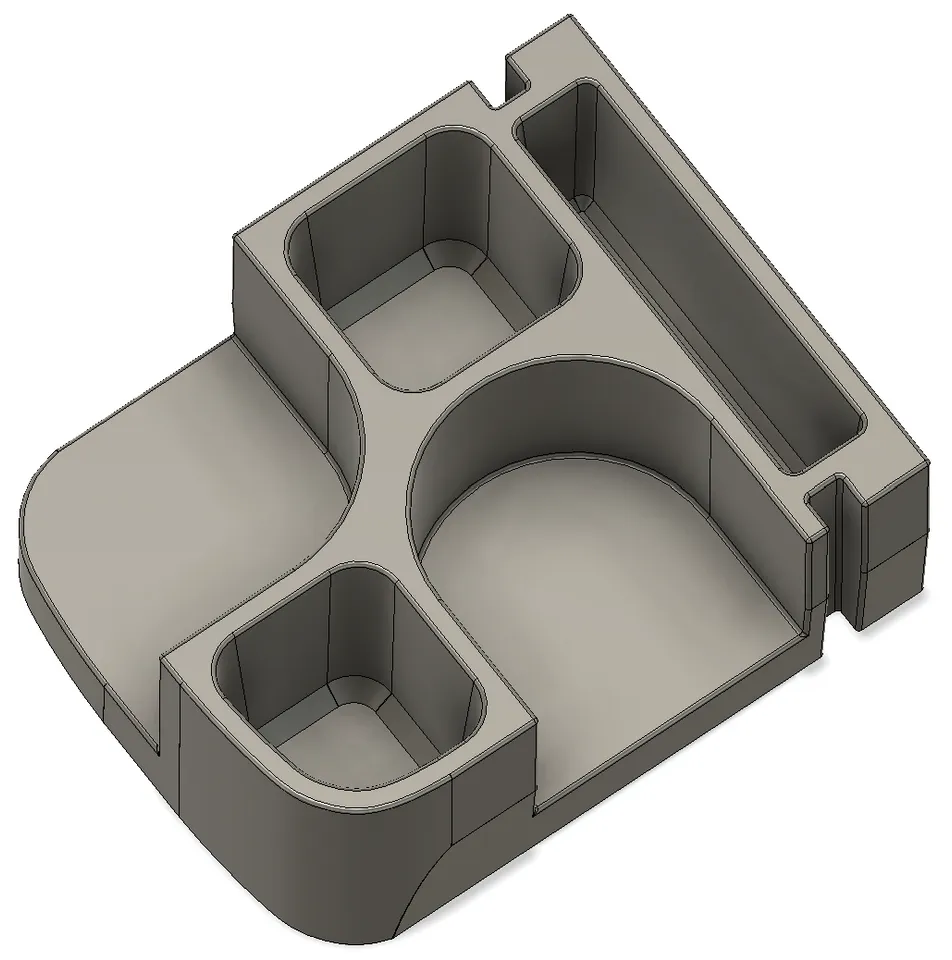 Skoda Kodiaq cup holder with removable pots by Chris Mason | Download ...