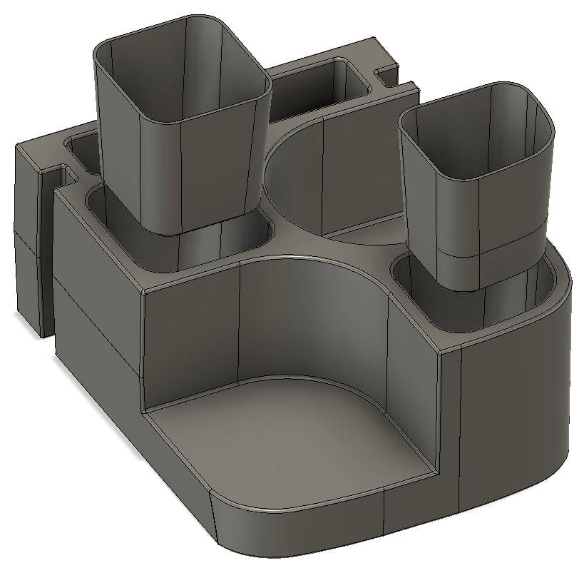 Skoda Kodiaq cup holder with removable pots by Chris Mason | Download ...