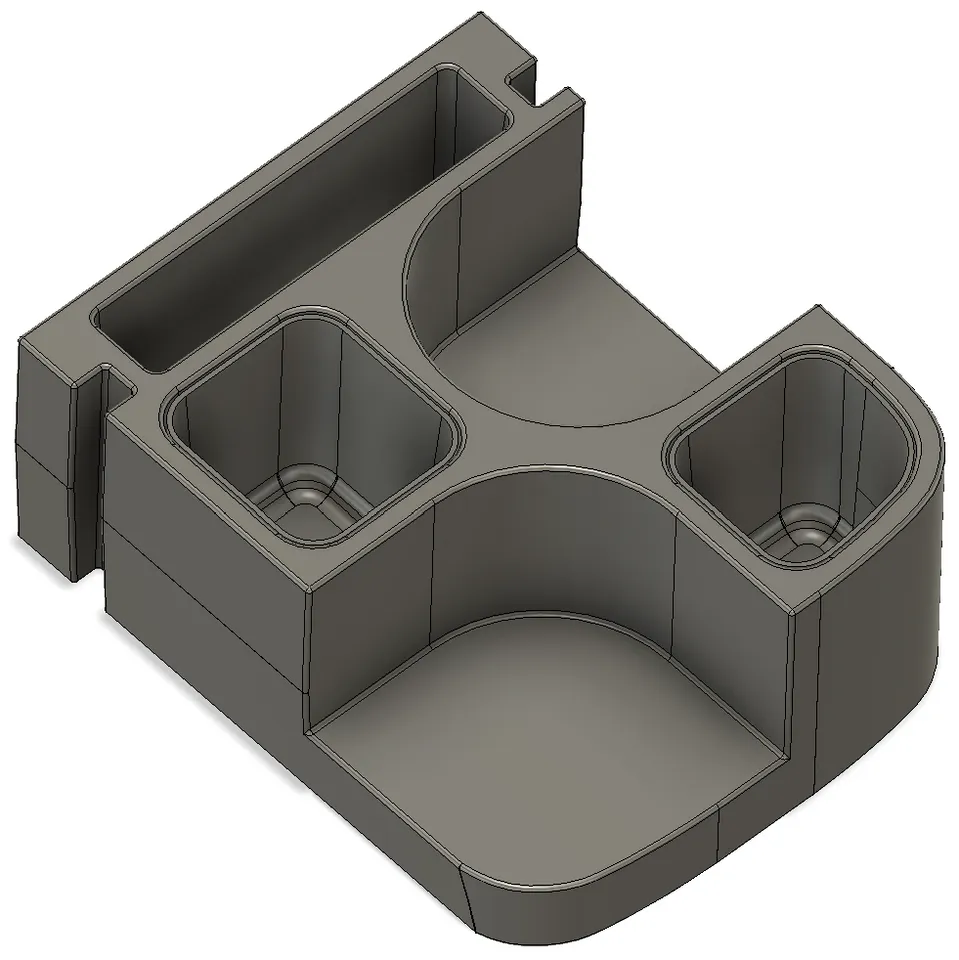 Skoda Kodiaq cup holder with removable pots by Chris Mason | Download ...