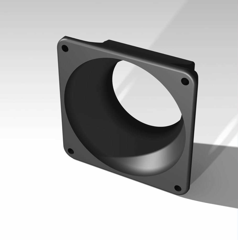 92mm Fan to 60mm Adapter for 3d upfitters enclosure von Adjuro ...