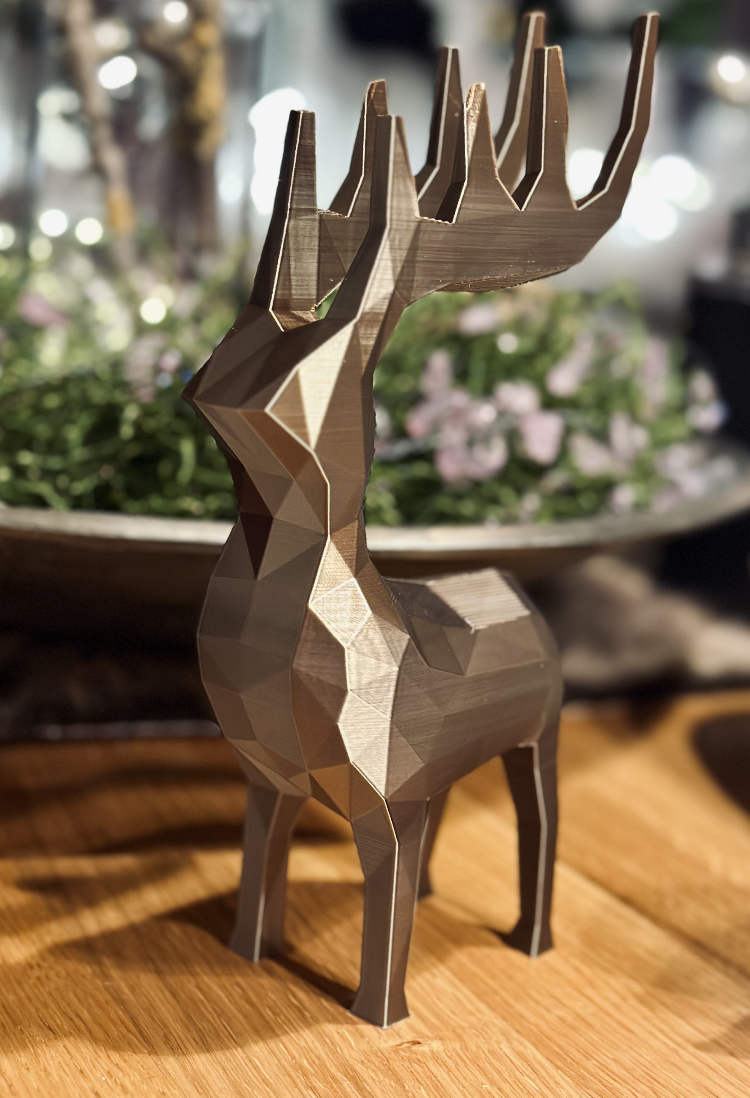 Low Poly Stylized Reindeer / Elk by Philipp Sommer | Download free STL ...