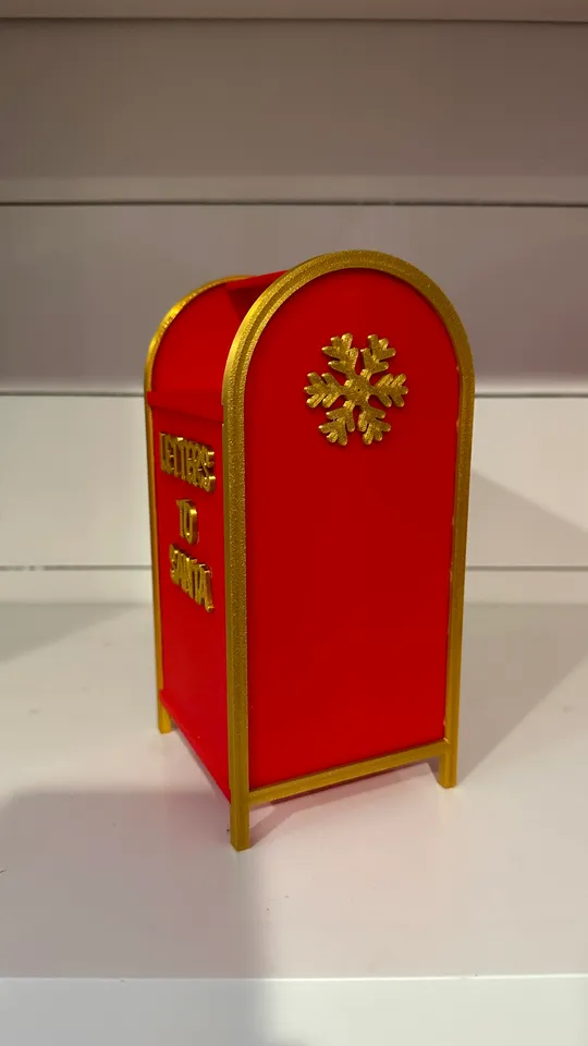 Santa Mailbox (with functional door) by Doug Kremer | Download free STL ...
