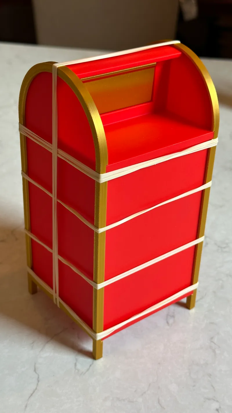 Santa Mailbox (with functional door) by Doug Kremer | Download free STL ...