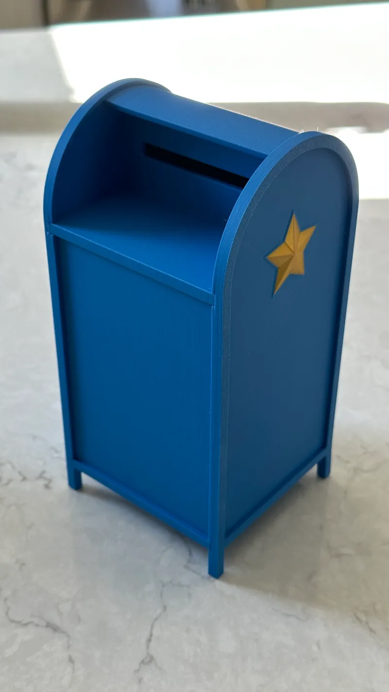 Santa Mailbox (with functional door) by Doug Kremer | Download free STL ...