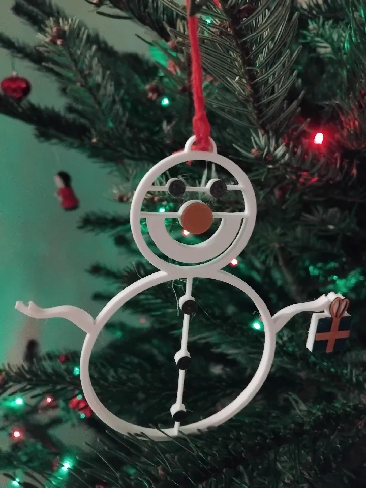 snowman decorative by MacGyver | Download free STL model | Printables.com