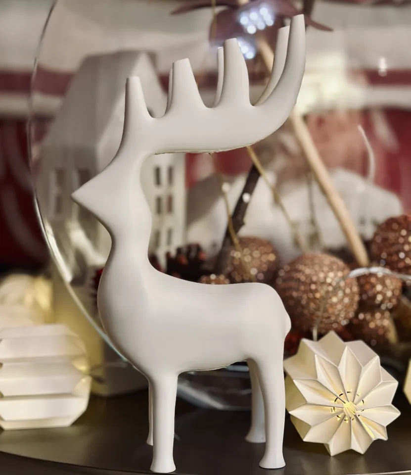 Stylized Reindeer / Elk by Philipp Sommer | Download free STL model ...