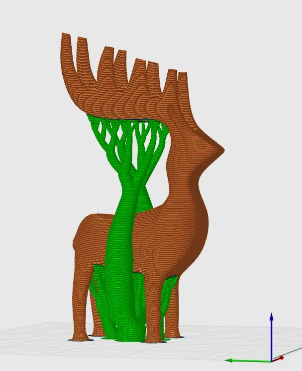 Stylized Reindeer / Elk by Philipp Sommer | Download free STL model ...