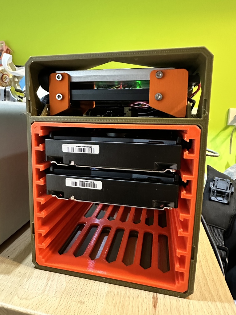 QNAS SATA SSD cache assembly frame by David_liao | Download free STL ...