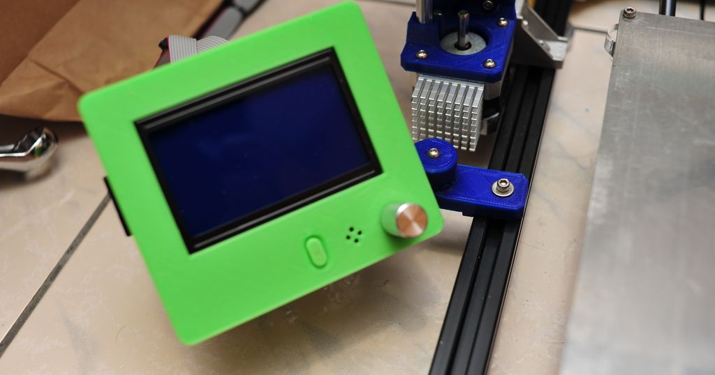 Full graphic LCD mount for 2020 aluminum extrusion by David_liao ...