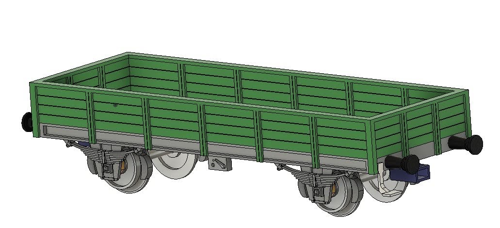 NMBS 3000C wagon H0 1:87 by Perk | Download free STL model | Printables.com