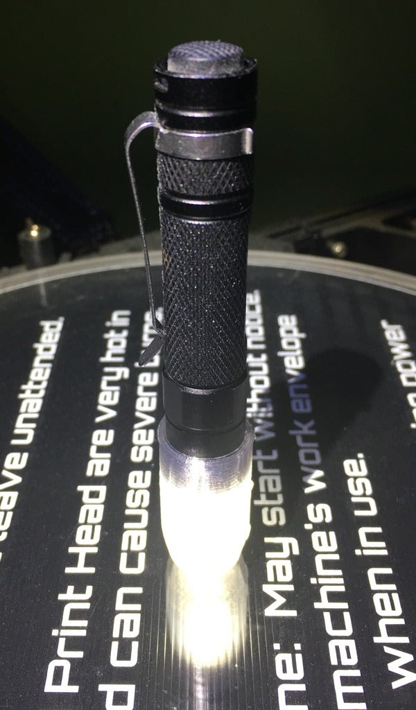 Parametric Flashlight Diffuser by ex-nerd | Download free STL model ...