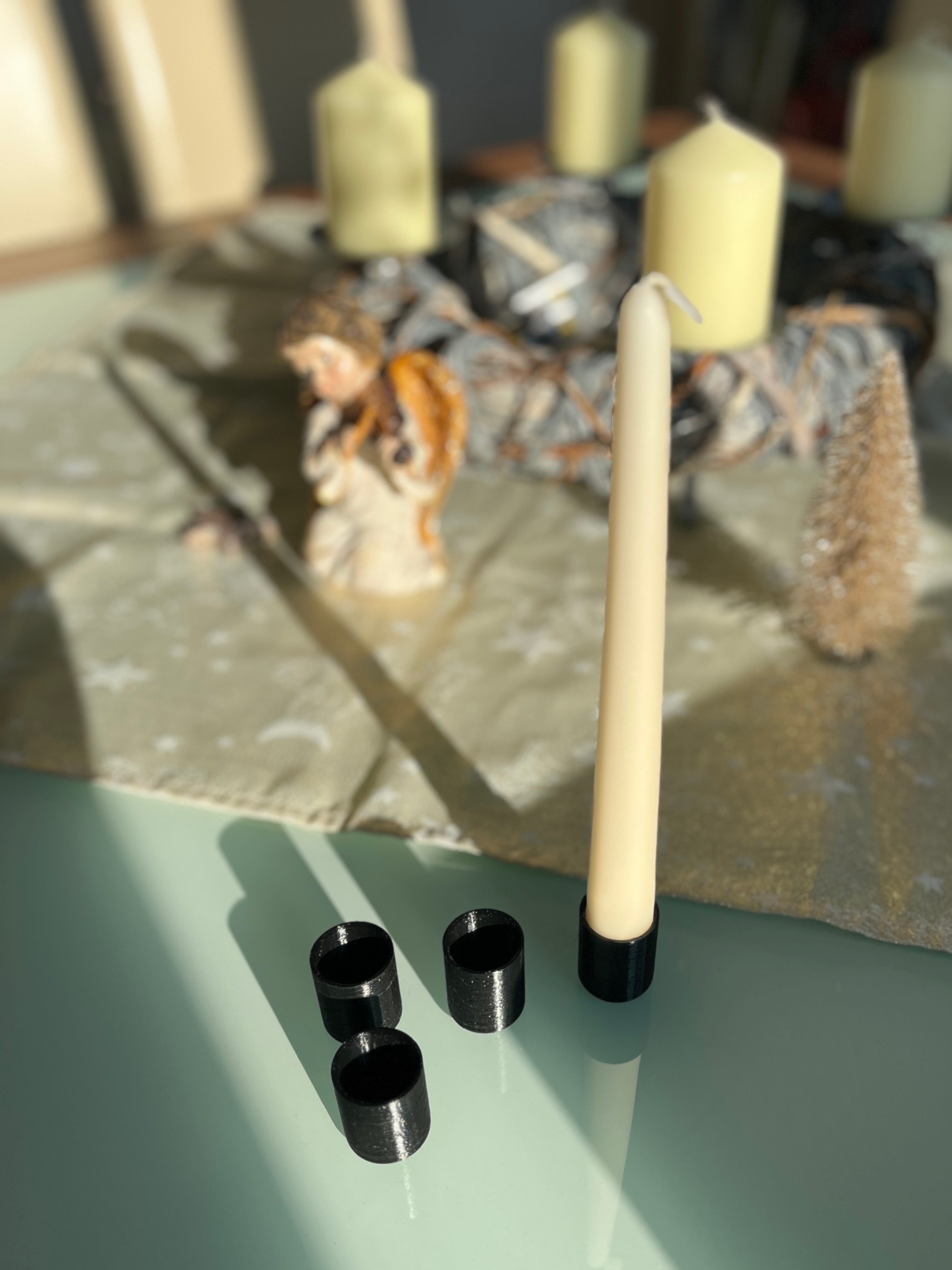 Simple parametric magnetic Candle Holder by stritti | Download free STL ...